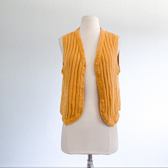 Requirements | Jackets & Coats | Vintage Mustard Vest | Poshmark